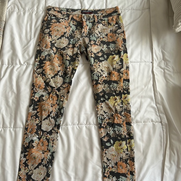 Jeans | Skinny Floral Print Jeans | Poshmark